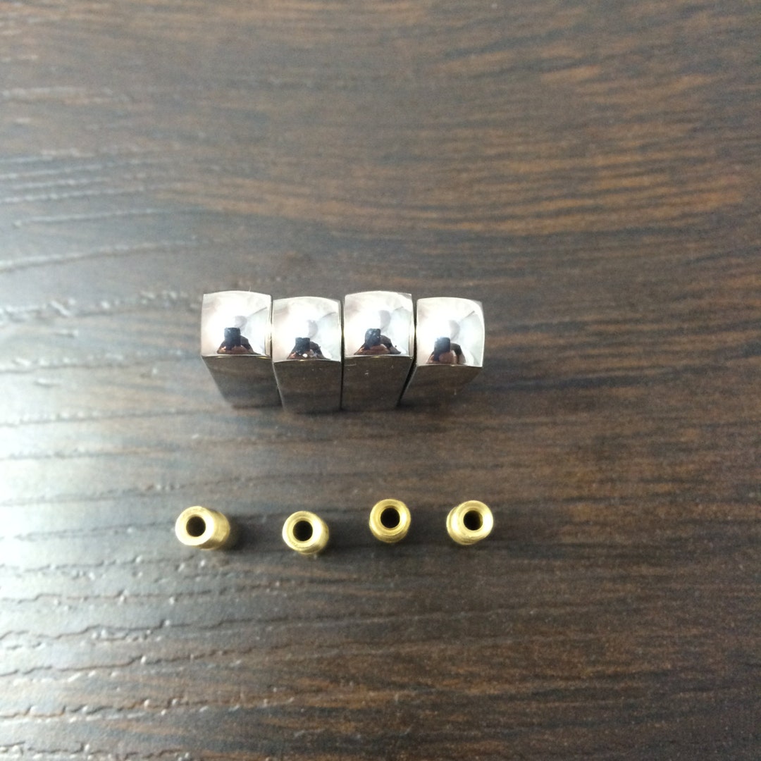 Hand Polished Silver - Air Yeezy Style Aglets (metal Shoe Lace Tips ...