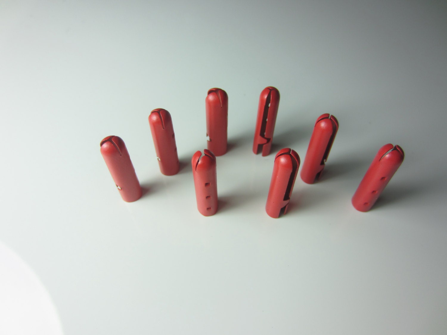 Red Metal Shoe Lace / Drawstring Tips aglets - Etsy