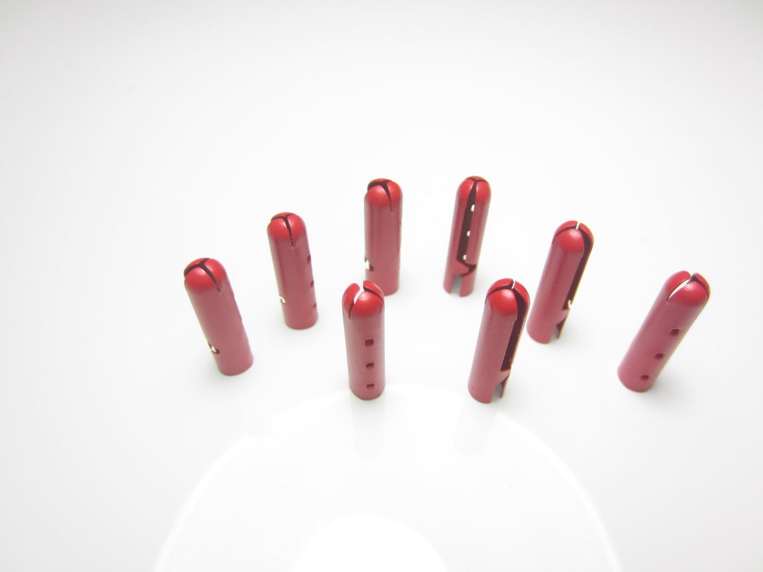 Red Metal Shoe Lace / Drawstring Tips aglets - Etsy