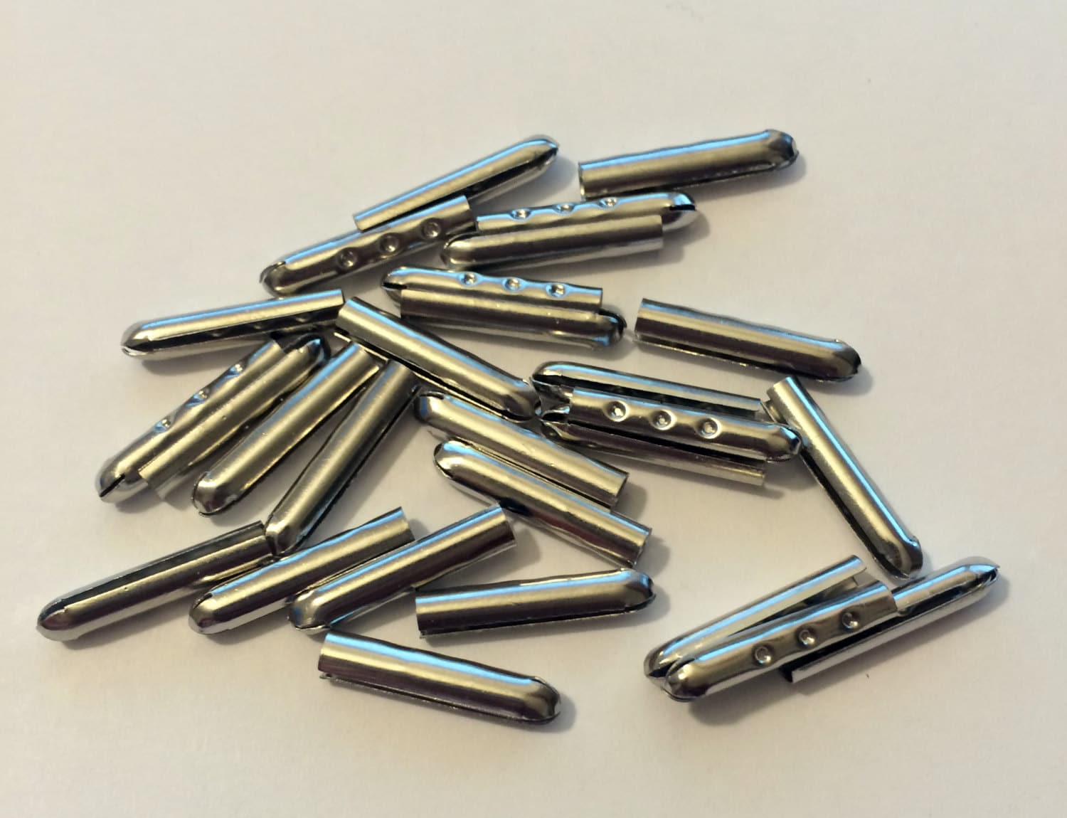 Metal Shoe Lace Tips aglets Silver Color 4 Silver Pieces - Etsy