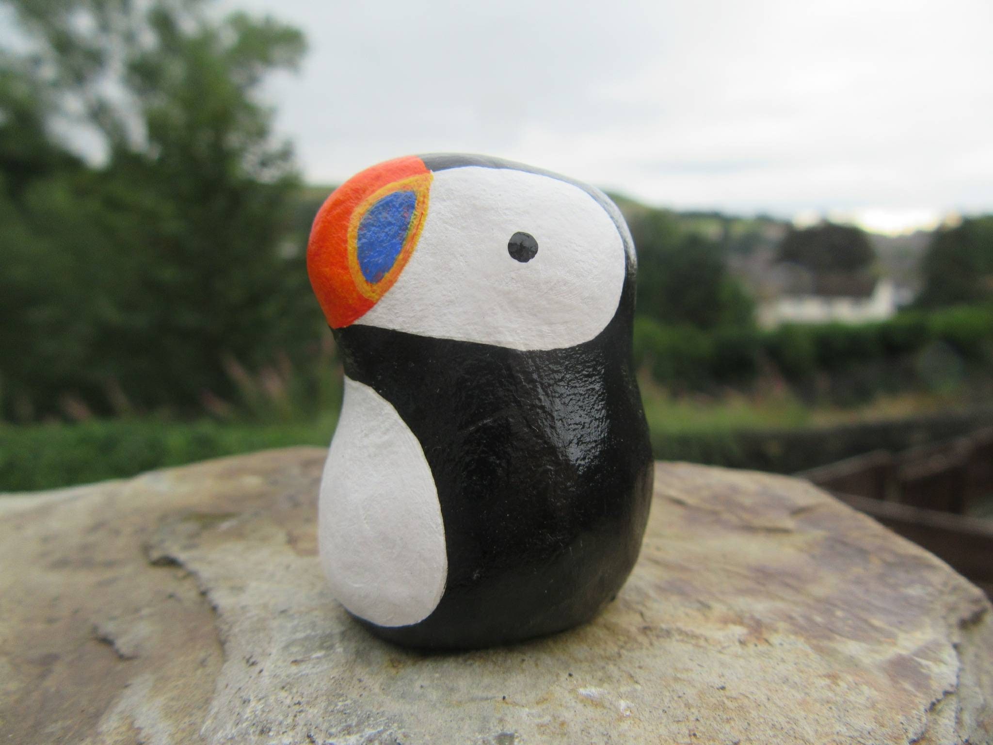 Puffin - Clay Miniature Ornament - Etsy UK