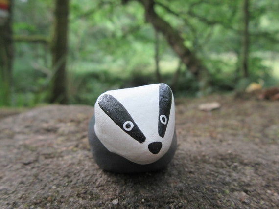 Badger Clay Miniature Clay Ornament - Etsy UK