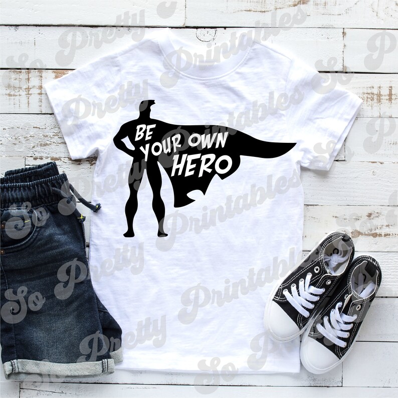 Be Your Own Hero Svg Superhero Svg Hero Svg Birthday Svg | Etsy