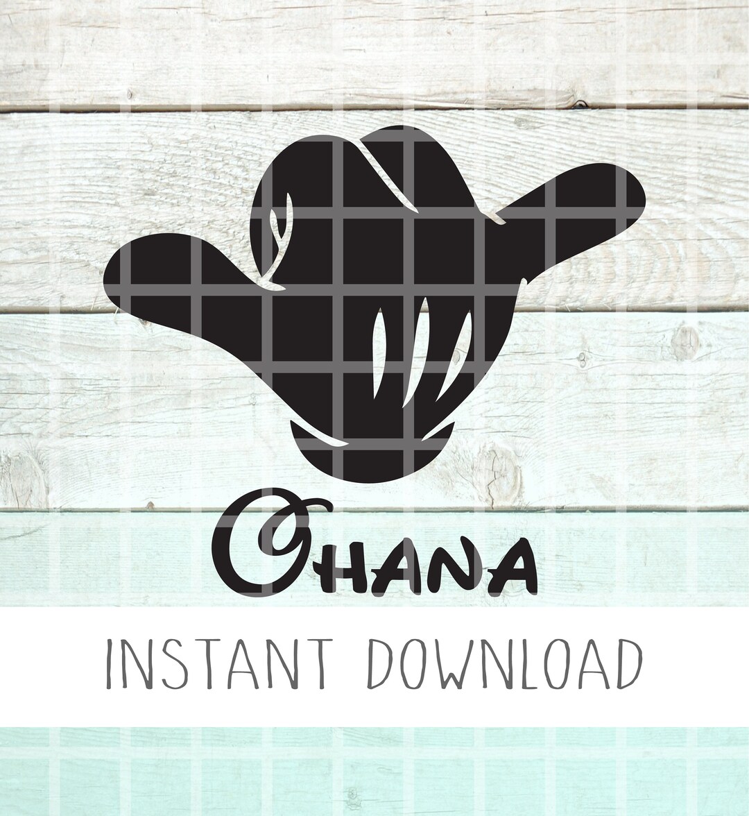 Ohana Svg, Shaka Svg Png, Hawaii Mickey Svg , Mickey Svg, Minnie Svg ...