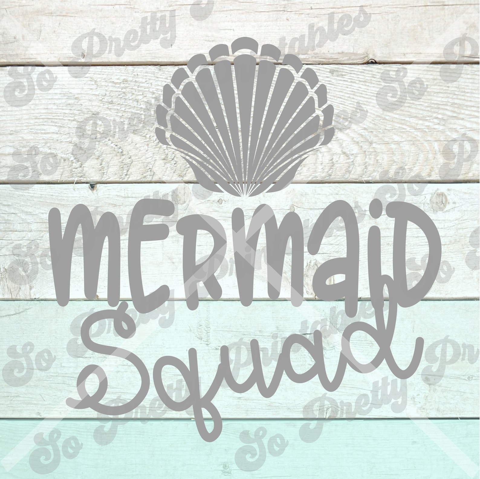 Mermaid Squad svg Mermaid svg Mermaid Birthday Party | Etsy