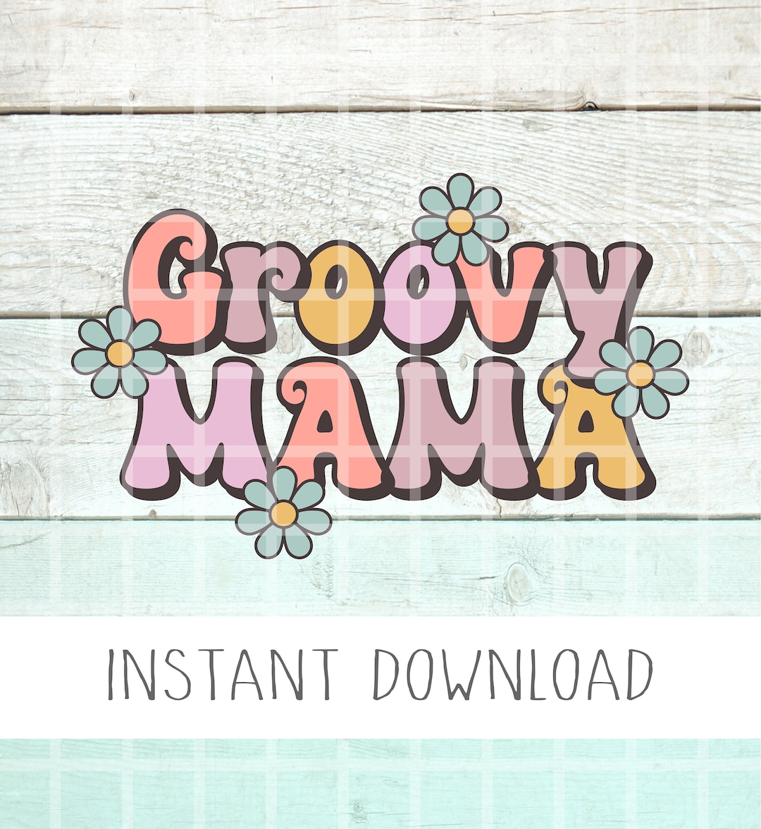 Groovy Mama PNG, Groovy One Png, Sublimation Design, First 1st Birthday ...