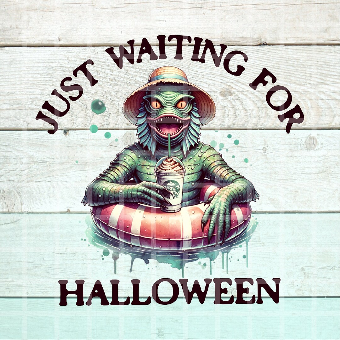 Just Waiting for Halloween PNG, Funny Skeleton Halloween Pngs ...