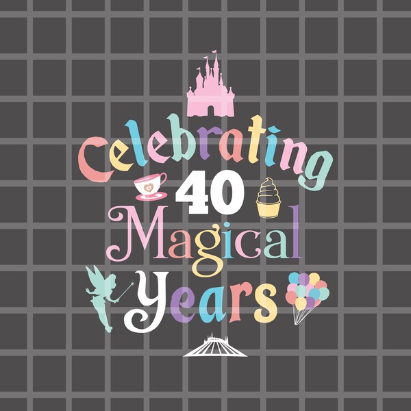 40th Birthday Minnie Svg - Etsy
