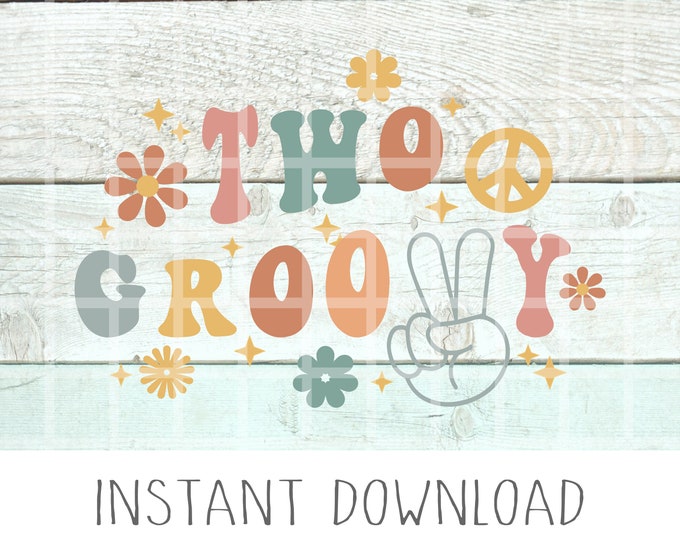 Two Groovy SVG PNG File Clipart Pastel Sublimation Flower Sunglasses ...