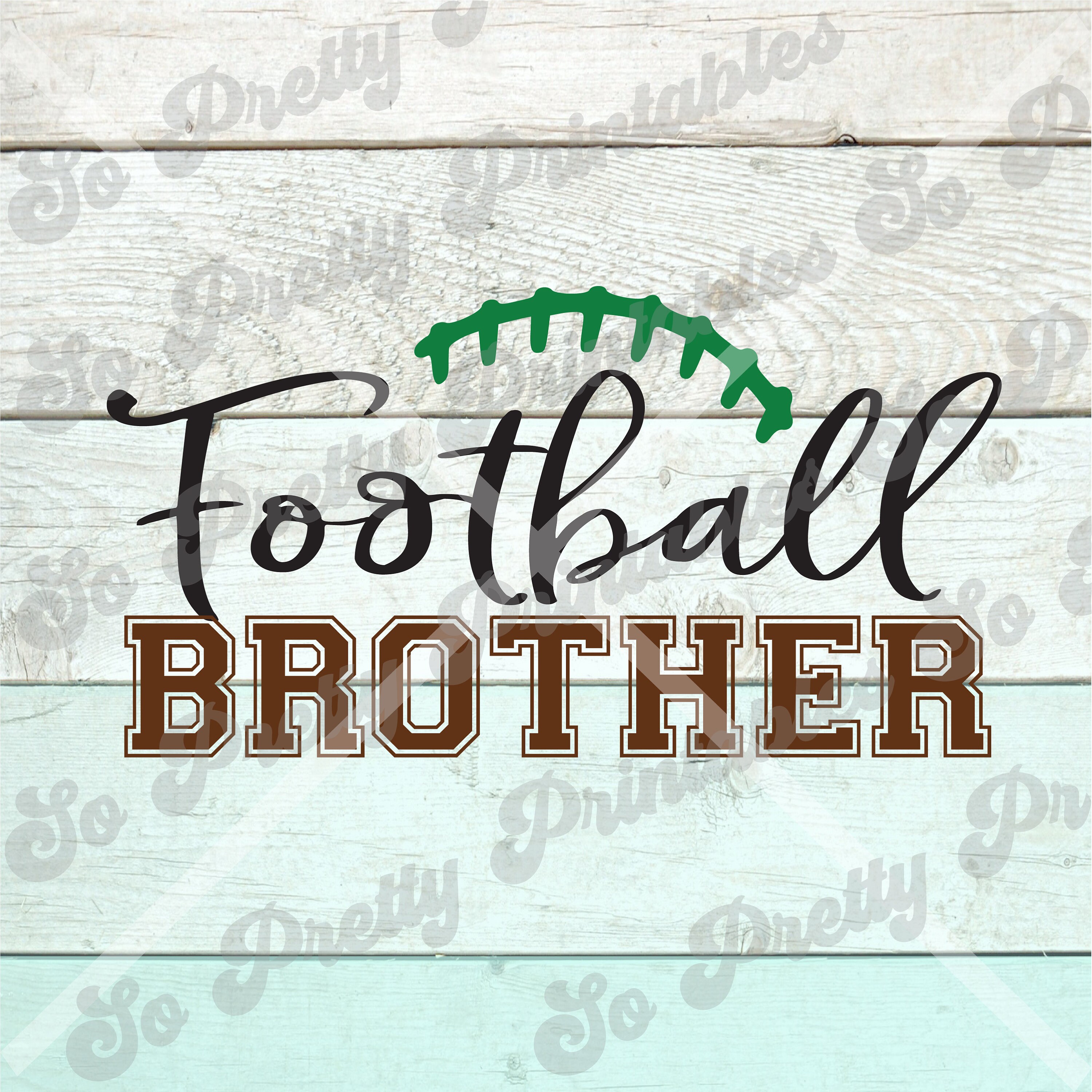 Football Brother SVG Football Family Shirts Svg Shirt SVG | Etsy