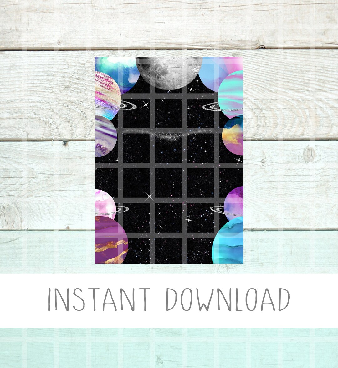 Create Your Own Space Birthday Printable, Printable Invitetemplate ...