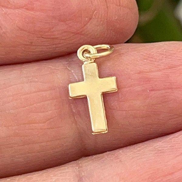 Cross Charm - Etsy