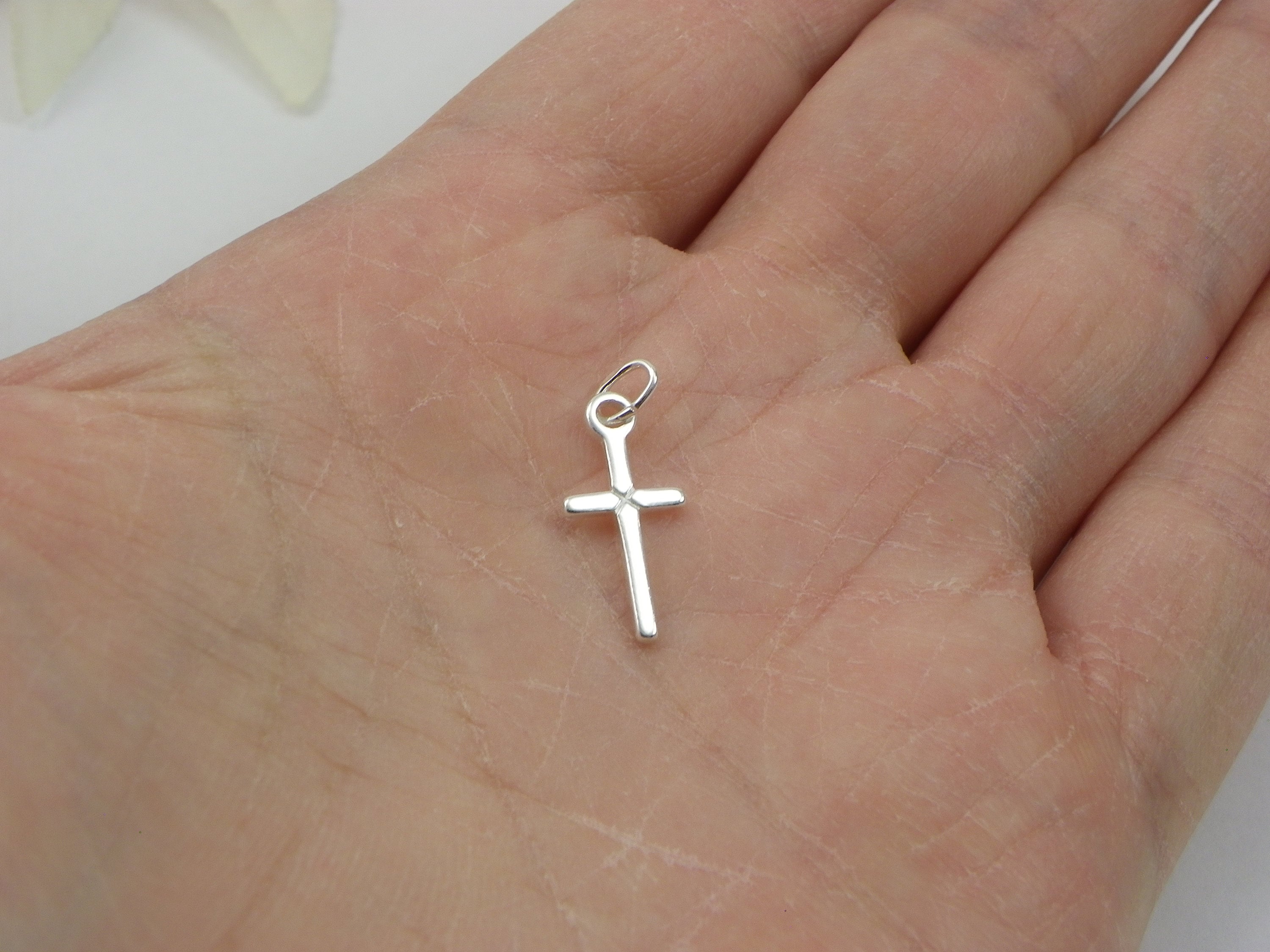 925 Sterling Silver Cross, Sterling Silver Cross Charm Pendant ...