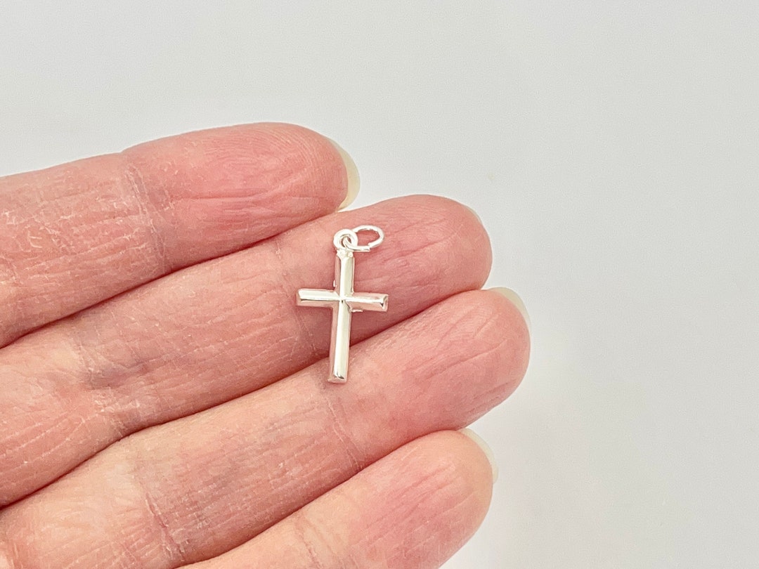 925 Sterling Silver Cross, Sterling Silver Cross Charm Pendant ...
