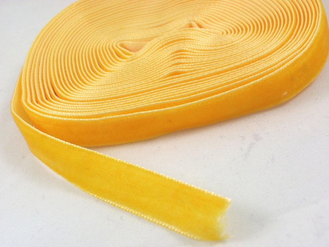 Light Orange Ribbon 5 Yards, Orange Velvet Ribbon, Christmas Decoration ...