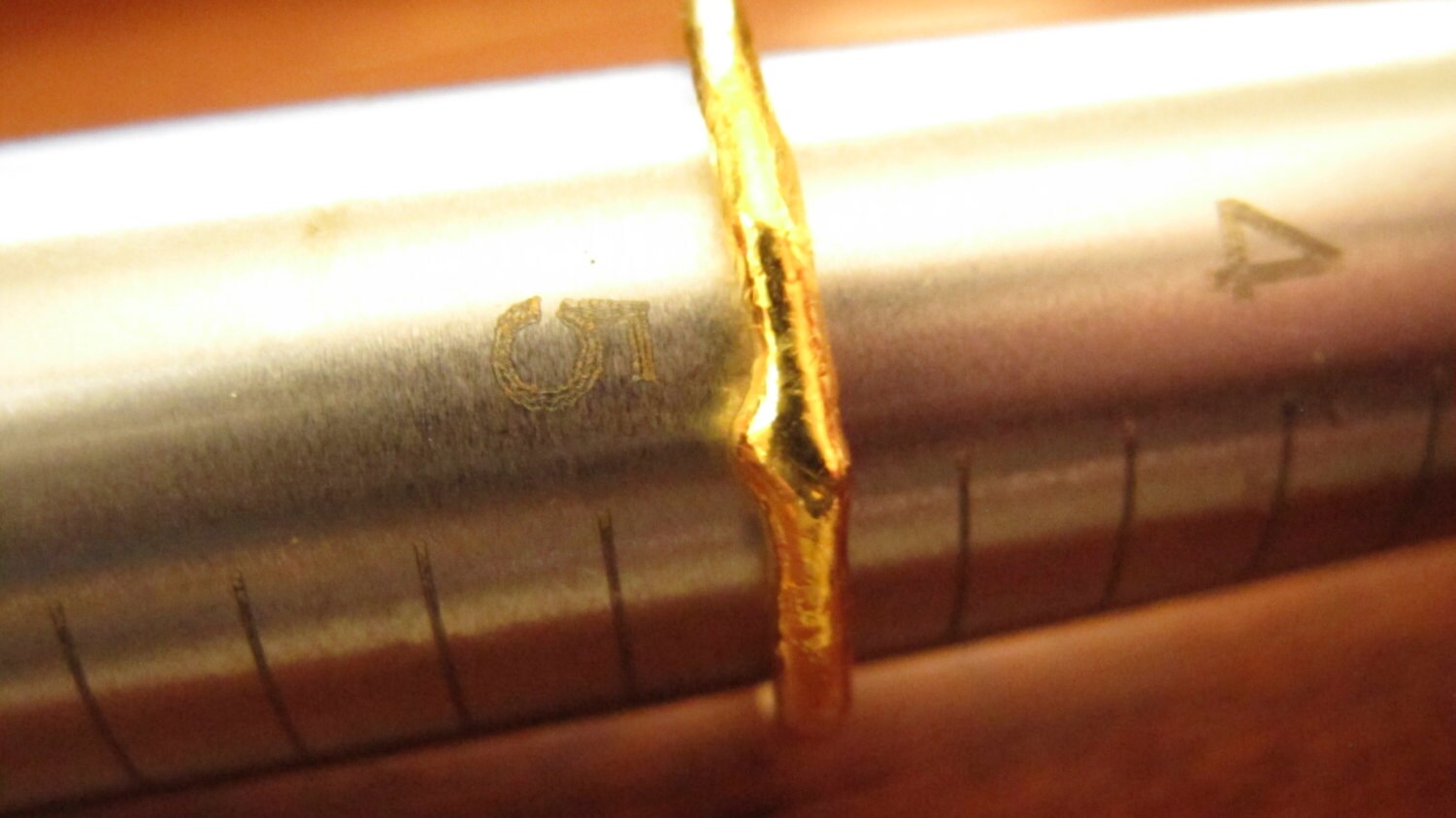 Natural Finish Solid 24k Gold Ring | Etsy