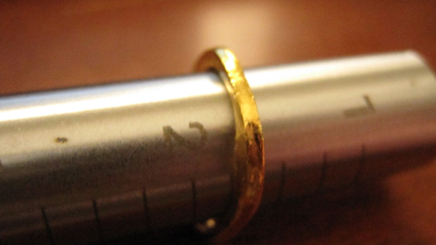 Natural Shape Solid Soft 24k Gold Ring - Etsy