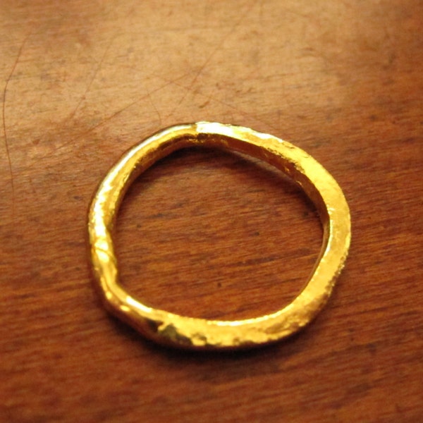 24k Gold Ring - Etsy