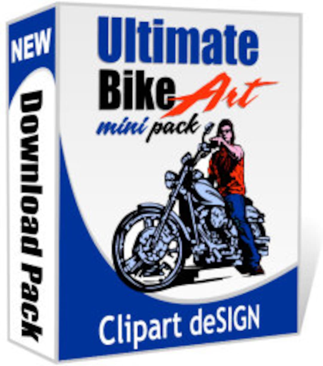444 Bike Vector Clipart Vinyl-ready Decal Designs FREE SAMPLES ...