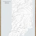 Indiana Hydrological Map of Rivers and Lakes Indiana Rivers | Etsy