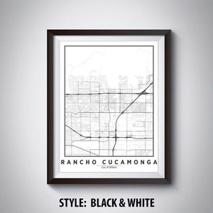 Map of Rancho Cucamonga, CA - Rancho Cucamonga Map - Rancho Cucamonga ...