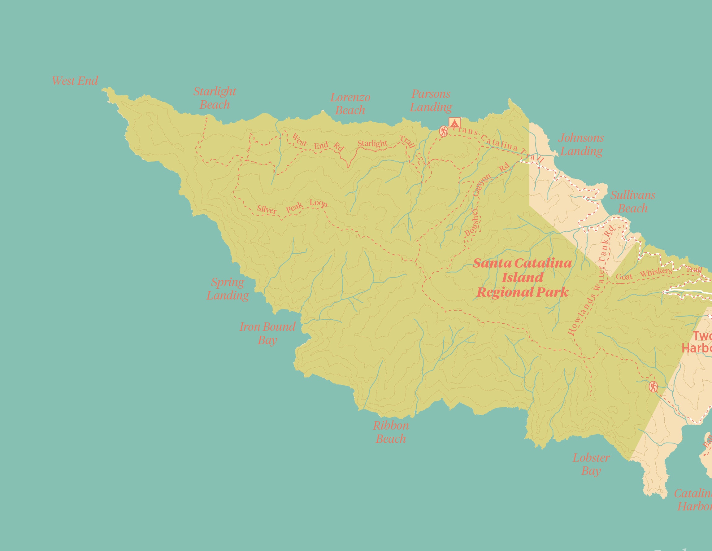 Mapa De La Isla Catalina Para Imprimir Isla De León Wikipedia, La