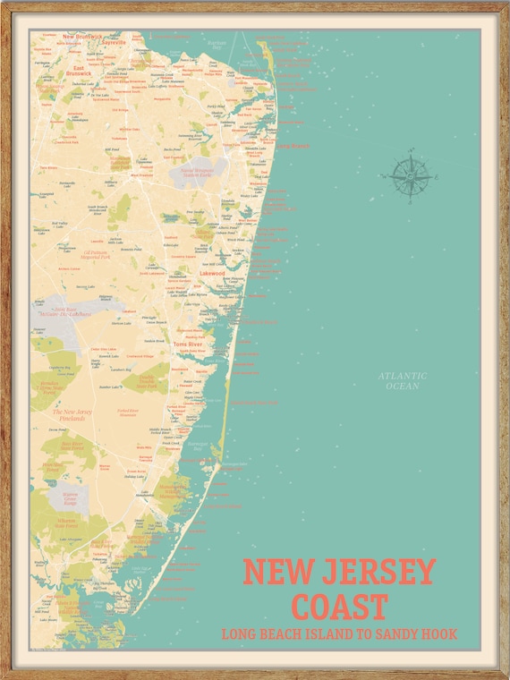 Mapa De Los Estados De La Costa Noreste