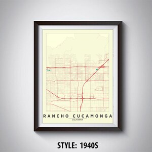 Map of Rancho Cucamonga, CA Rancho Cucamonga Map Rancho Cucamonga ...
