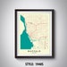 Map of Buffalo, NY Buffalo Map Buffalo Poster Office Décor Wall Art ...