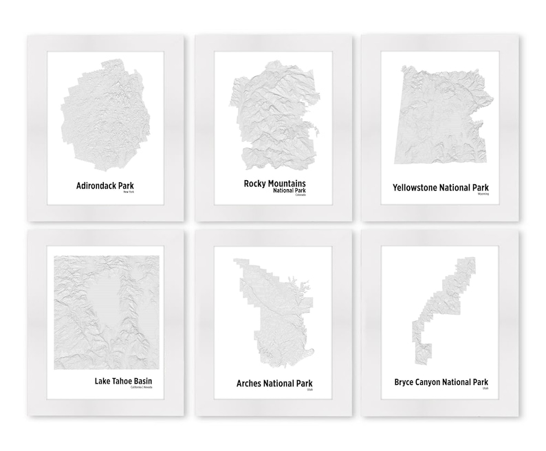 Hawaii Island Ridgeline Map - Geographic Contours Print of Ridges and ...