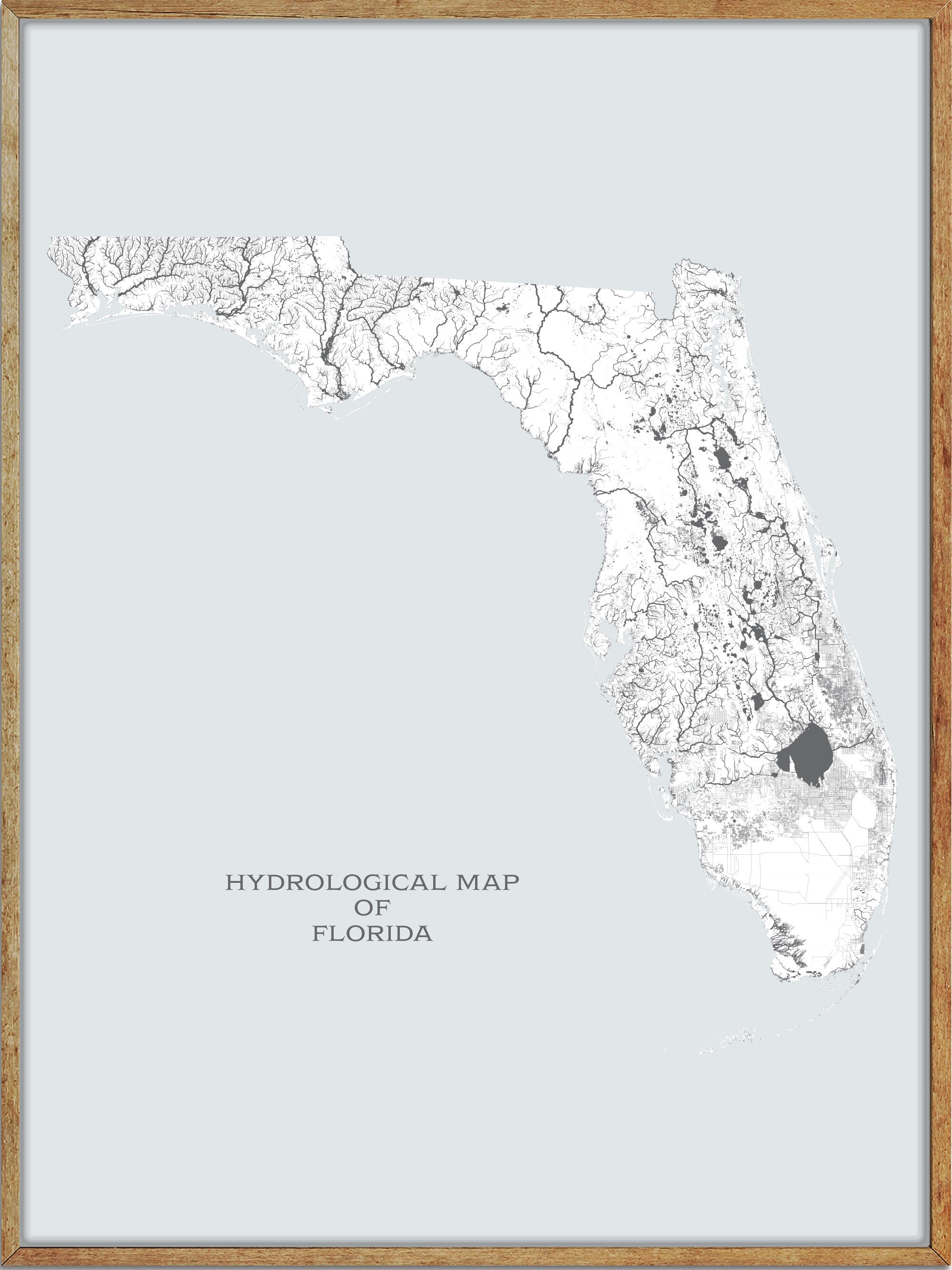Mapa Del Río De La Paz, Florida