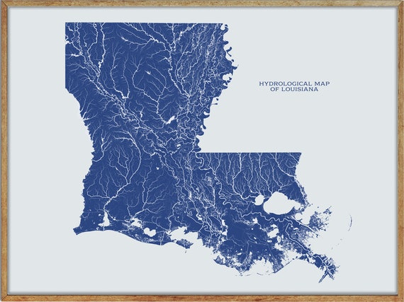 Louisiana Map With Rivers