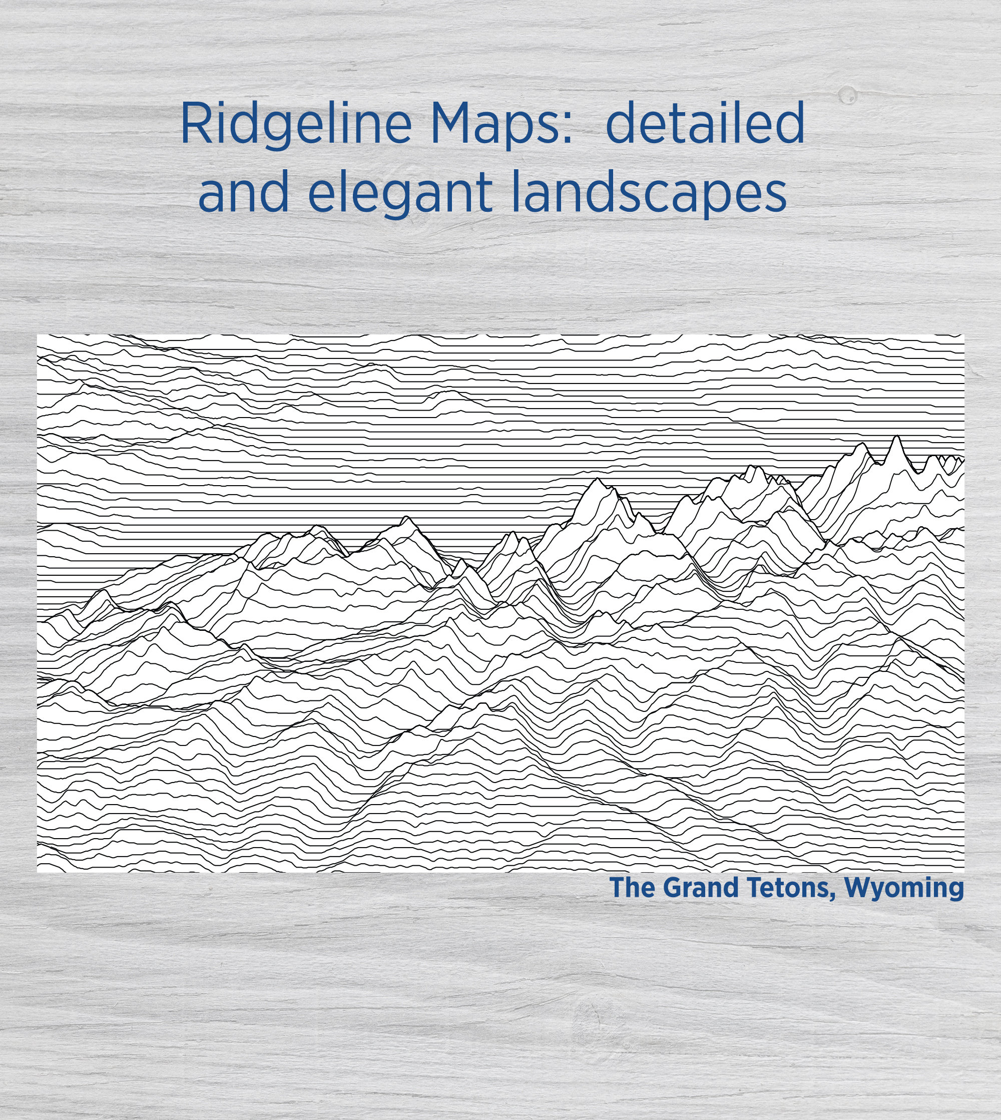 Rocky National Park Ridgeline Map Geographic Contours Print - Etsy