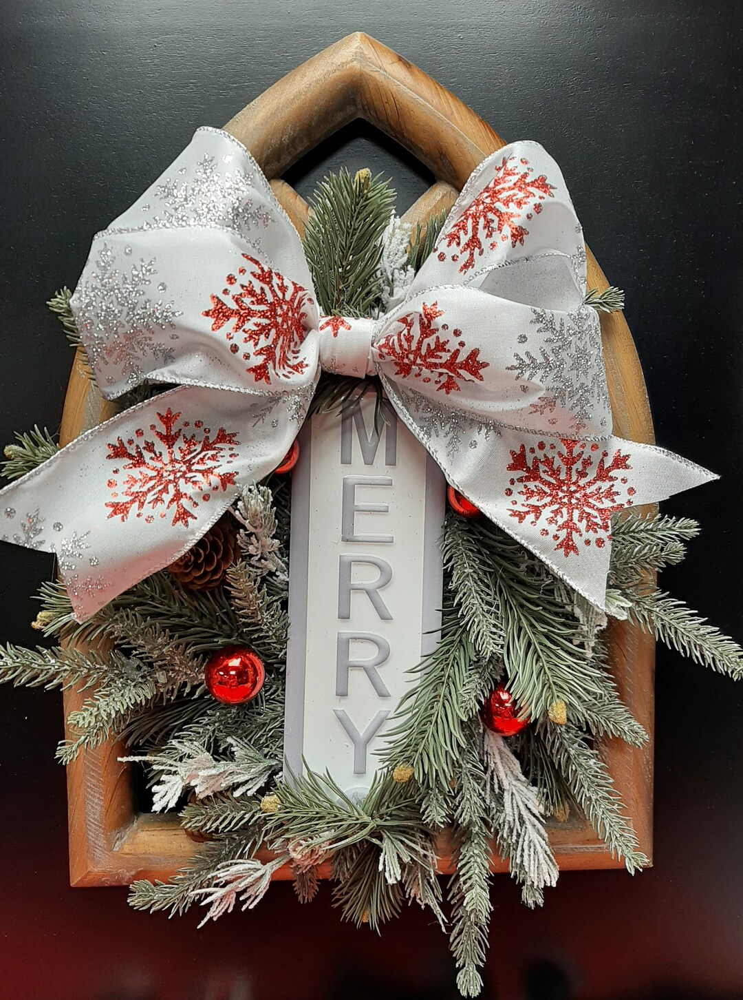 MERRY Door Decoration - Etsy