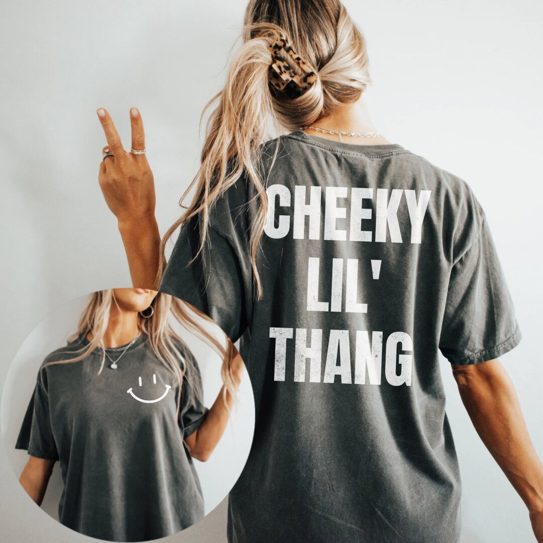 Cheeky Lil Thang Smiley Face Vintage Shirts, Coconut Girl, Grunge Shirt ...