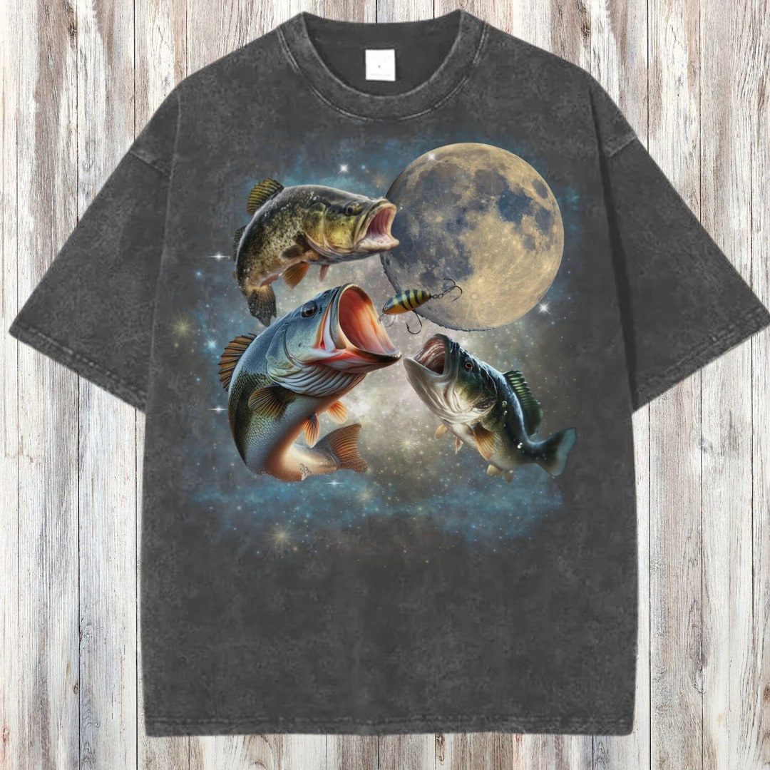 Vintage 90s Largemouth Bass Tshirt, Retro Fisherman Shirt, Bass Lovers ...