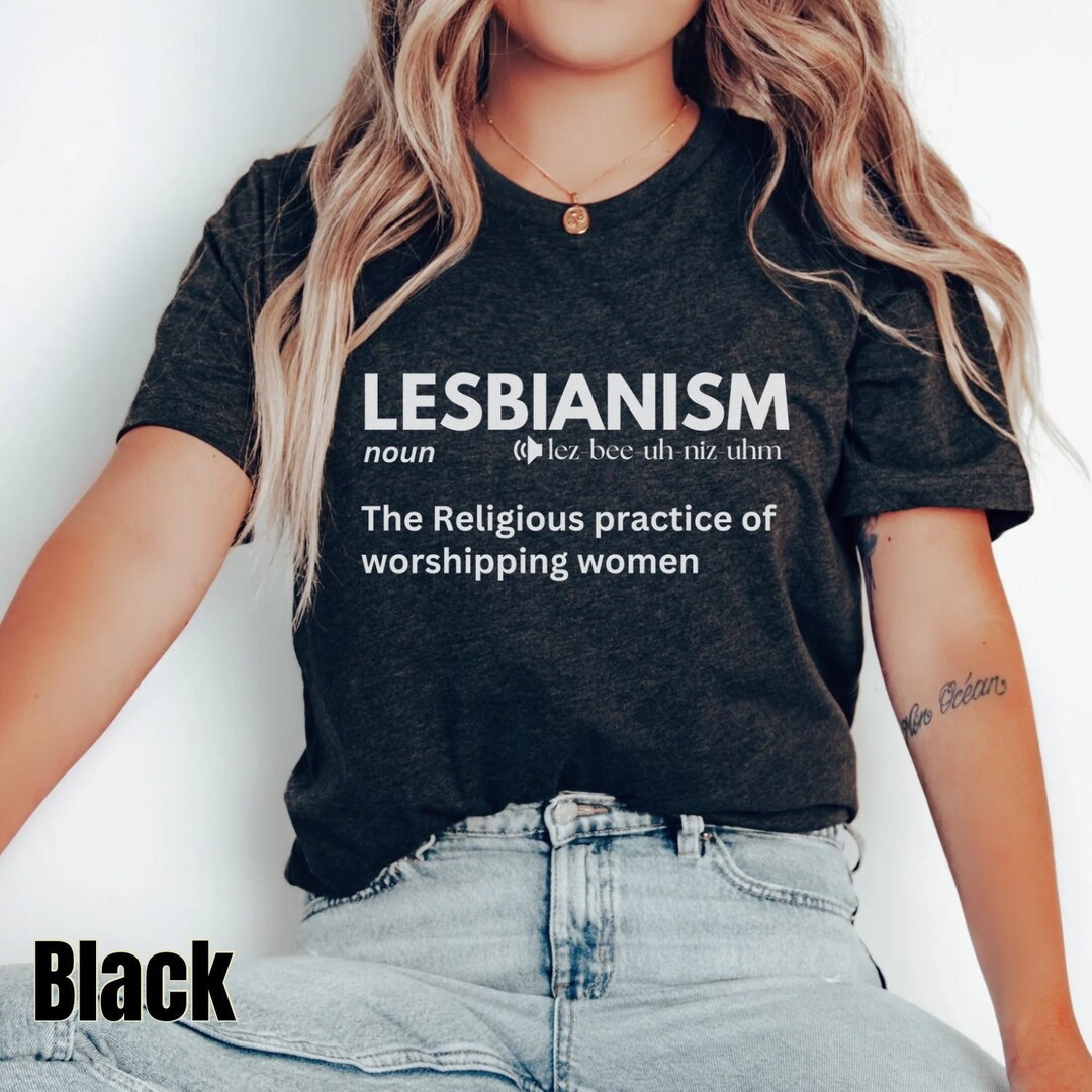 Lesbianism Definition Lesbian Pride Shirt, WLW, Sapphic Shirt, Lesbian ...