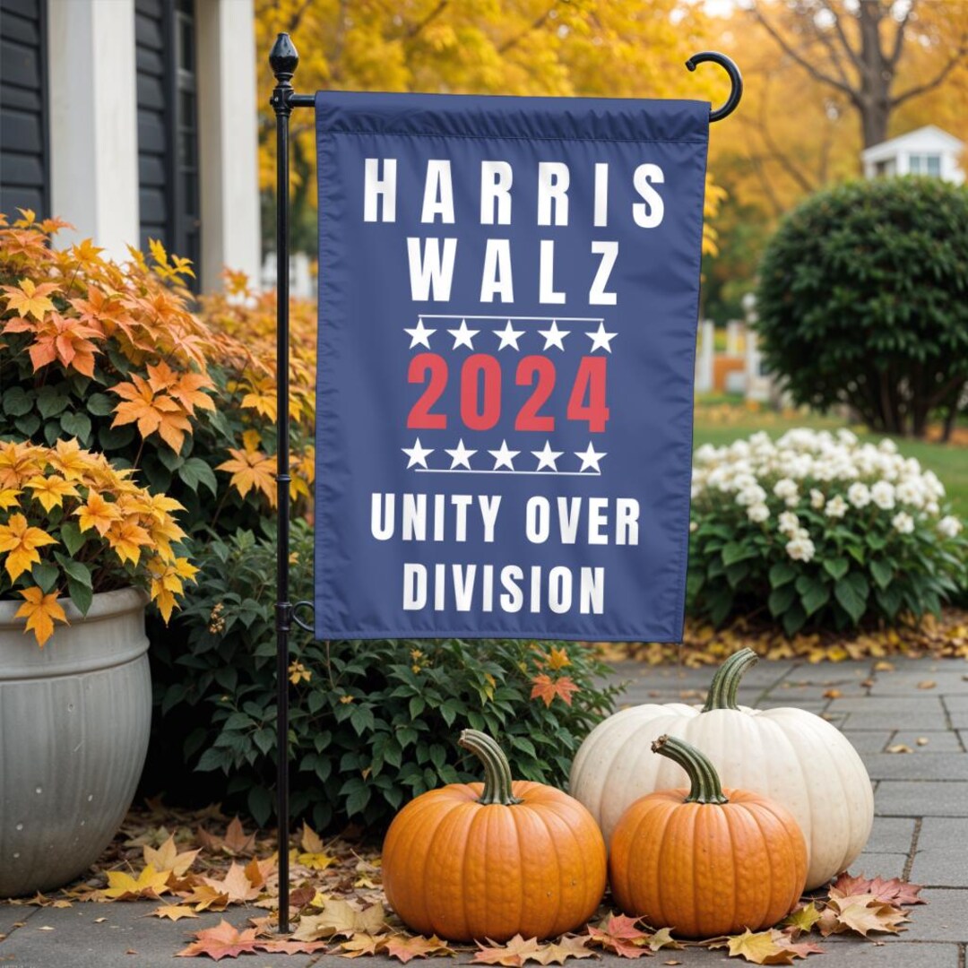 Unity Over Division Kamala Harris Flag, Harris Walz Flag, Kamala Flag ...