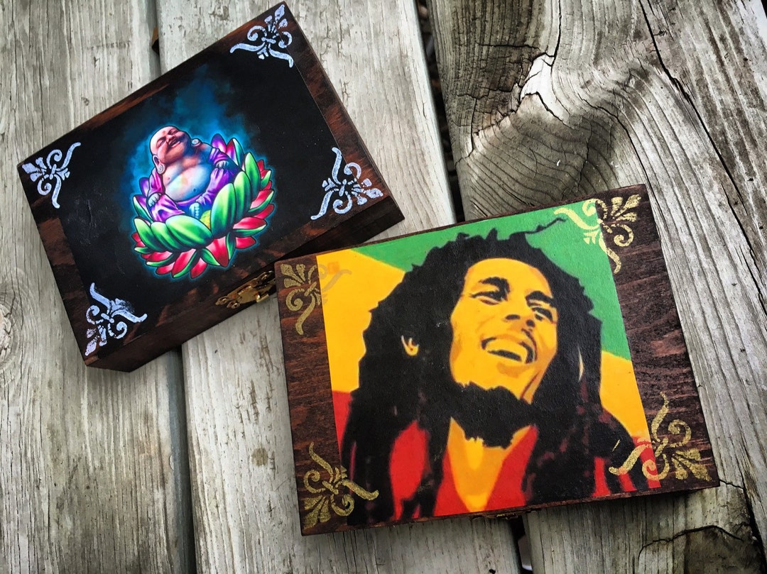 Jewelry Box Buddha Box/ Bob Marley Box/ Stash Box/ Jewelry Organizer ...