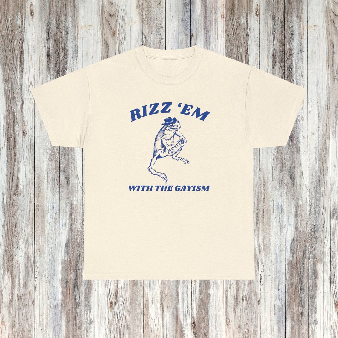 LGBT Shirt- Rizz Em With the Gayism Unisex Pride Festival, WLW, Sapphic ...
