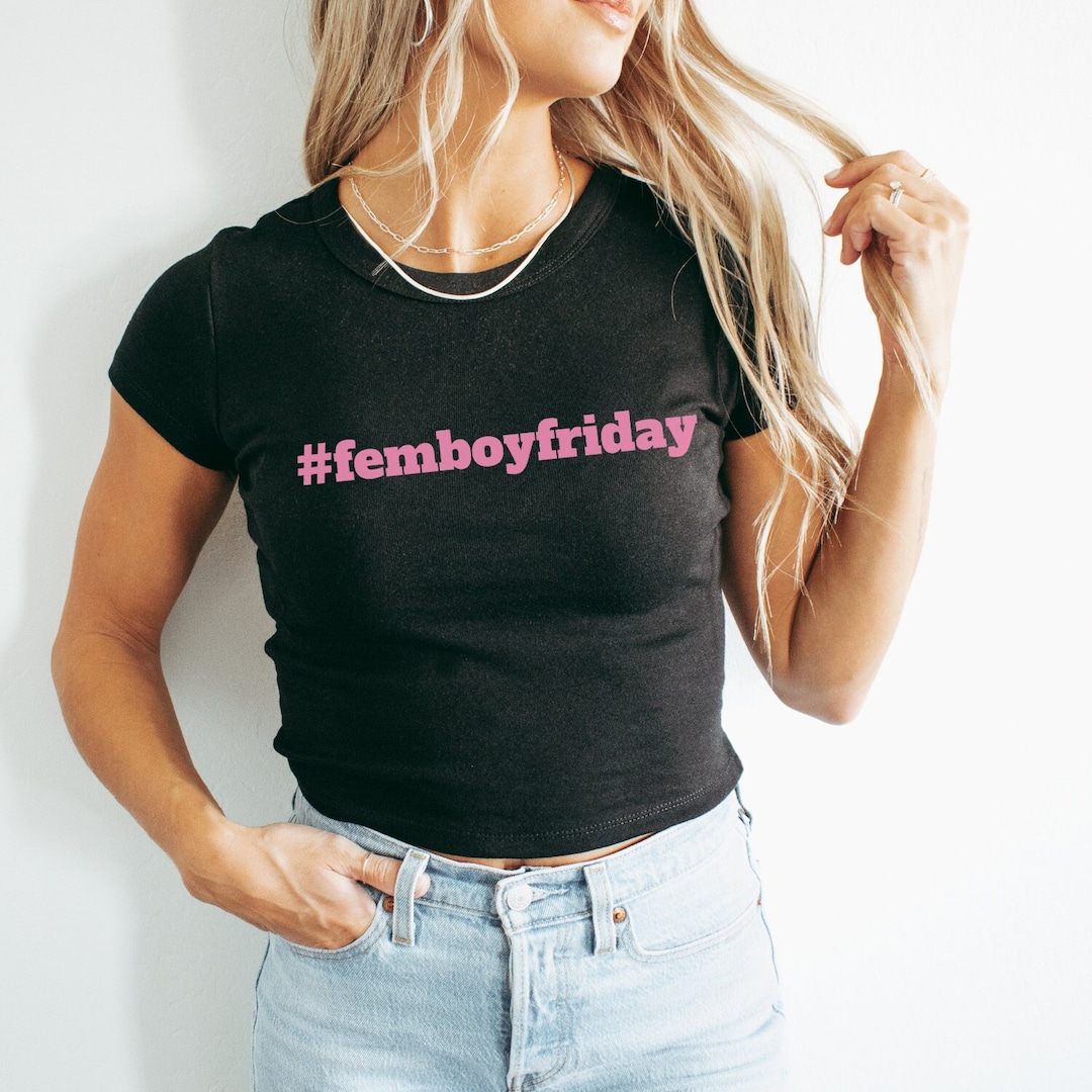 Femboy Clothing, Y2K Baby Tee, MTF, Sissy Training, Ironic Shirt, Gen Z ...
