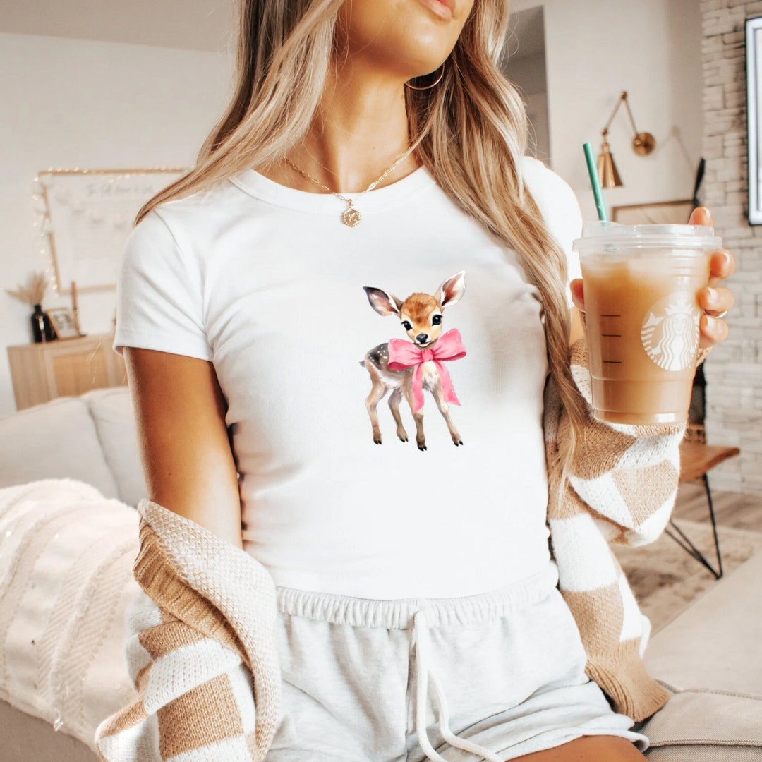 Dollette Coquette Top Y2K Baby Tee Fawn Shirt, Cinnamon Girl Tees, That ...