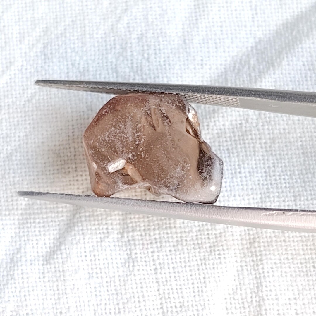 11.65 Cts Natural Zircon Jacinth Rough Jacinth Africa Gemstone 10.5X14 ...