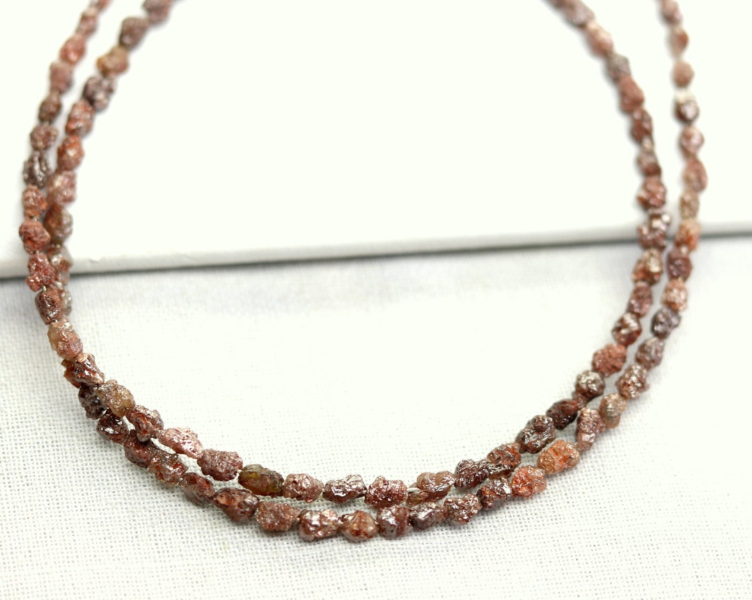 16 Inch Red Diamond Long Uncut Chips 2.5-3 Mm Natural Raw Red Diamond ...