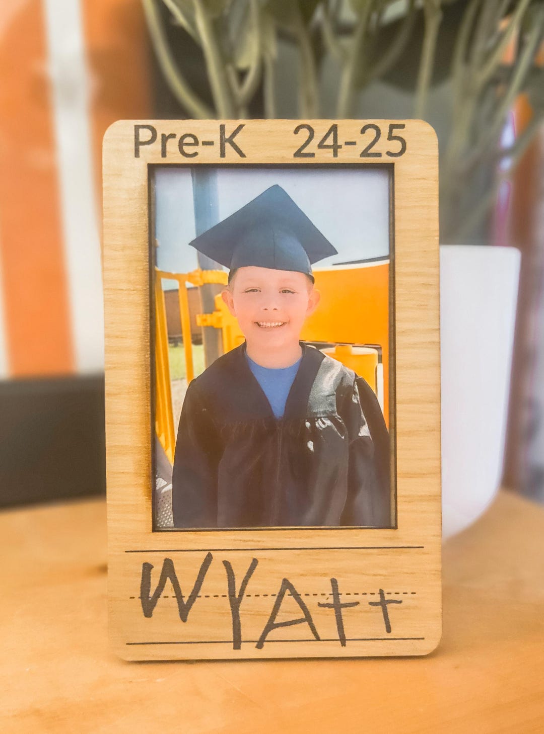 Custom Handwriting Picture Frame - School Year Frame - Yearbook Frames ...