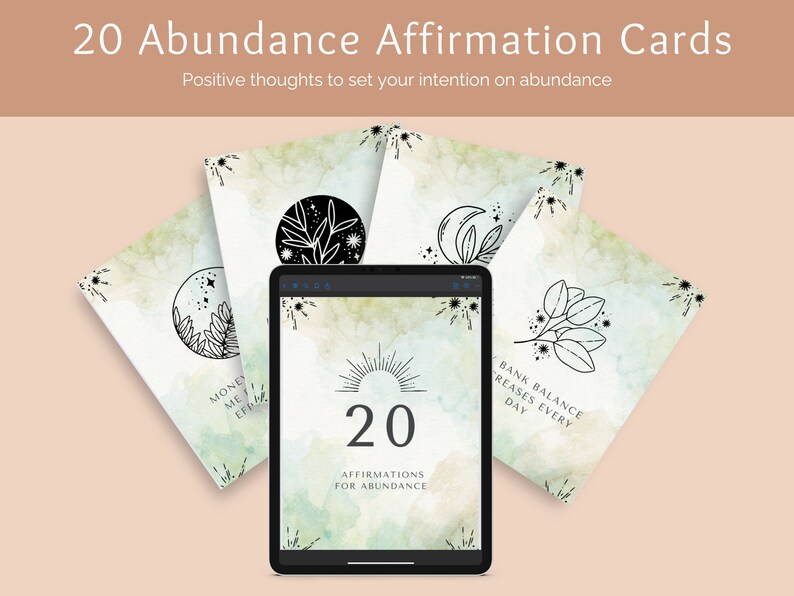 Positive Affirmation Cards Pdf, Printable, Affirmation Cards Digital ...