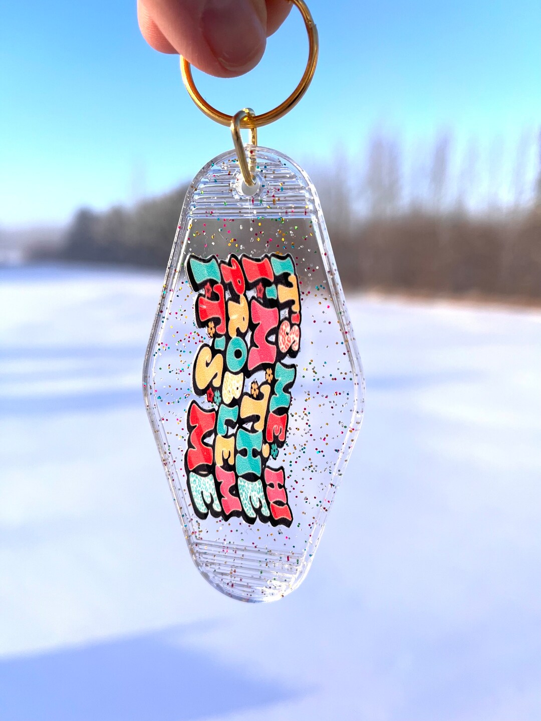 Taylor Swift I’m the Problem Keychain | Eras Tour Merch | Vintage Hotel ...