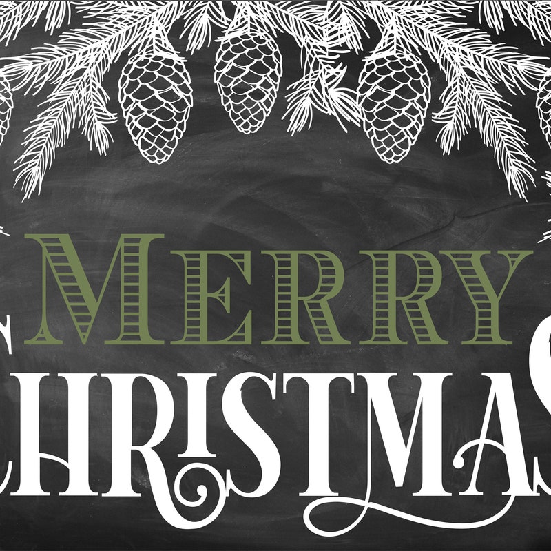Chalkboard Christmas - Etsy