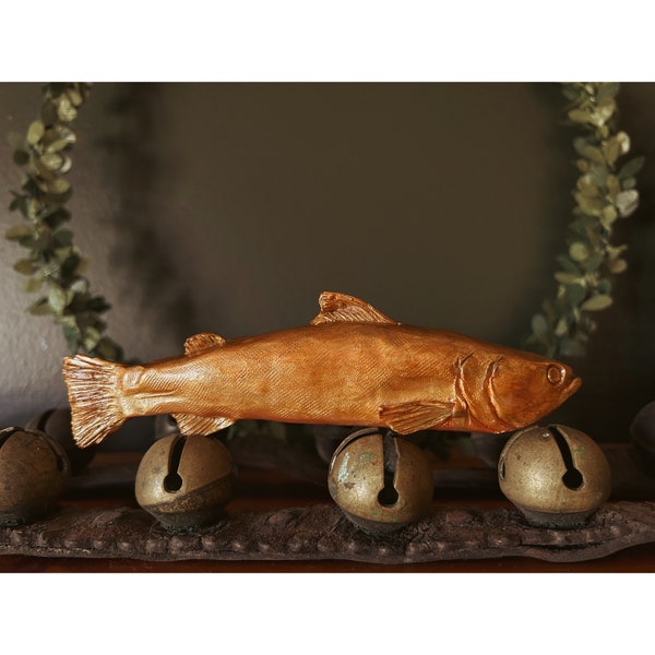 Clay Fish Sculpture - Etsy