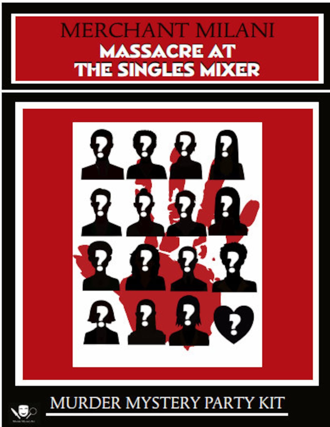 Massacre at the Singles Mixer: A Murder Mystery Party Kit, Murder ...